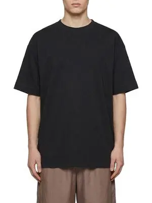 Dries Van Noten Basic Cotton T-shirt Black