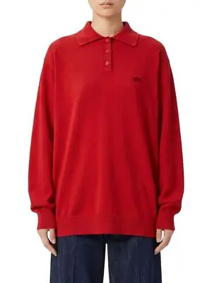 Loewe Cotton Polo Shirt - Red