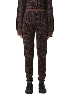 Moschino Monogram Trousers - Brown