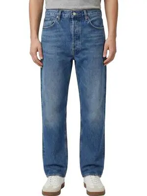 AGOLDE Cotton Straight Jeans - Denim