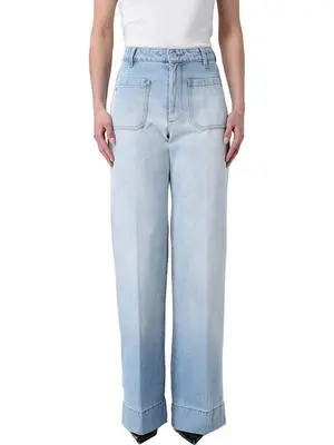 Victoria Beckham Palazzo Denim Jeans - Blue