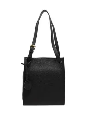 Mulberry Tote Bag In Grained Calf Leather With Double Adjustable Handle - Brown