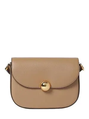 Furla Mini Bag With Gold Tone Clasp - Camel