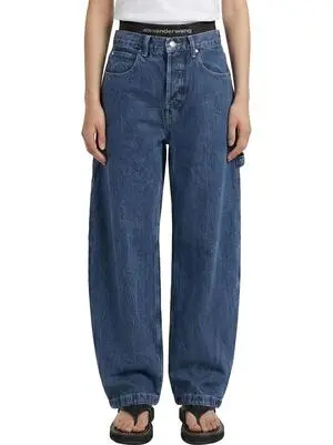 Alexander Wang Baggy Fit Jeans - Blue