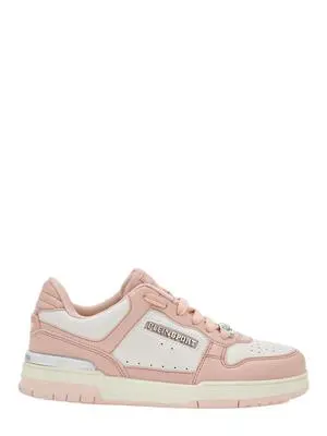 PLEIN SPORT Viper Ii Two Tone Calfskin Leather Sneakers - Fuchsia