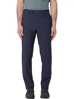 Incotex Virgin Wool Chino Trousers - Blue