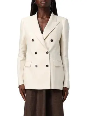 Tagliatore Double-breasted Linen Blazer - Beige