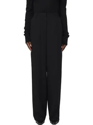 TOTEME Wide Leg Trousers - Black