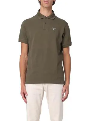 Barbour Cotton Polo Shirt With Logo - Olive