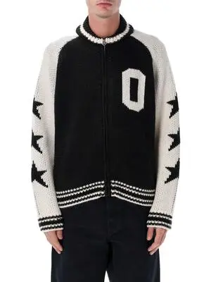 Obey Varsity Knit Jumper - Black