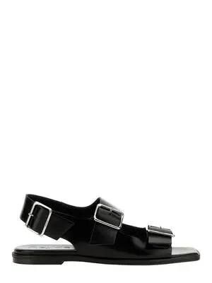 AeydĒ Flat Sandals - Black