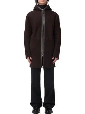 Tagliatore Shearling Lined Zip-up Coat - Brown