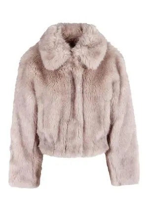 STAND STUDIO Faux Fur Coat - Natural