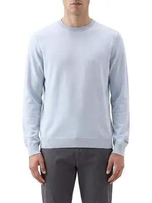 Woolrich Crew Neck Pullover - Gnawed Blue