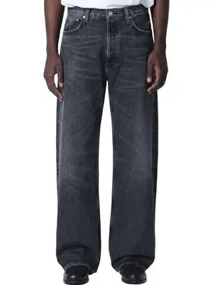 AGOLDE Cotton Wide-leg Jeans - Denim