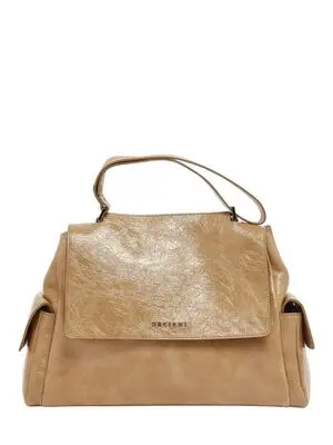 Orciani Leather Sveva Stark Bag - Biscuit