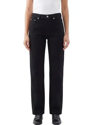 DONDUP 5-pocket Stretch Cotton Denim Jeans - Black