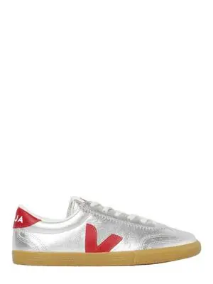 VEJA Metallic Trainers - Silver