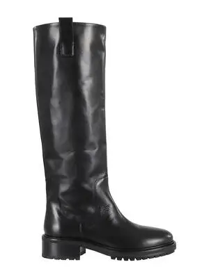 AeydĒ Smooth Calfskin Leather Knee-high Boots - Black