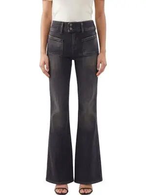 DIESEL® Flare Leg Jeans - Black