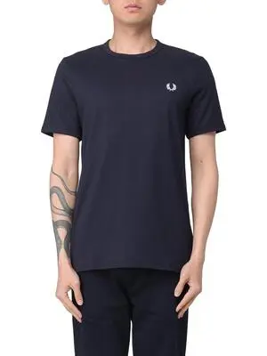 Fred Perry T-shirt Men Colour Blue 1