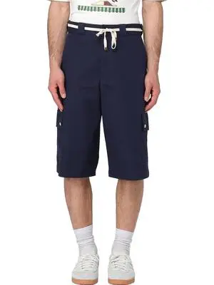 Drole De Monsieur Cargo Shorts With Drawstring Waist - Blue