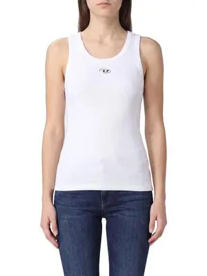 DIESEL® Ribbed Tank Top - White