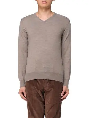 XC Xc V-Neck Fine Knit Jumper Beige