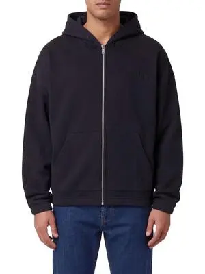 AUTRY Cotton Zip-up Hoodie - Black