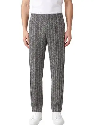 Lacoste Graphic Logo Cotton Blend Jogging Pants - Grey
