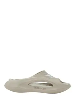 PLEIN SPORT Rubber Slides With Abstract Pattern - Beige