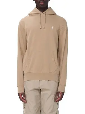 Polo Ralph Lauren Embroidered Logo Cotton Hoodie - Coffee