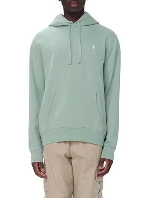 Polo Ralph Lauren Embroidered Logo Cotton Hoodie - Green