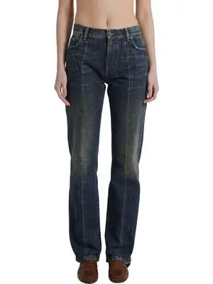 Versace Straight Fit Denim Jeans - Blue