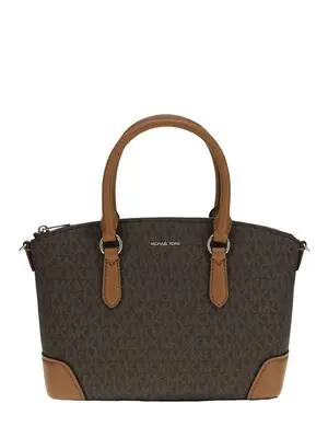 Michael Kors Murphy Medium Signature Logo Handbag - Brown
