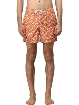 BAGNI FIORIO Paisley Print Swim Shorts - Orange