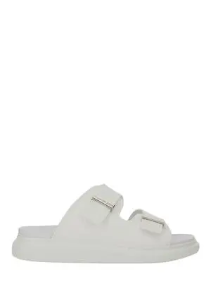 Alexander McQueen Hybrid Rubber Sandals - Silver