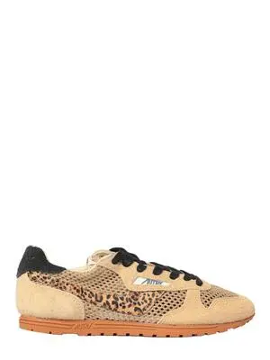 AUTRY Windspin Suede And Perforated Mesh Sneakers - Brown