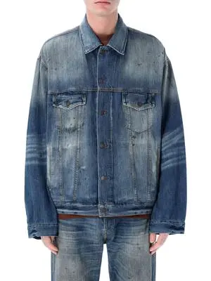 Acne Studios Oversized Denim Jacket - Blue