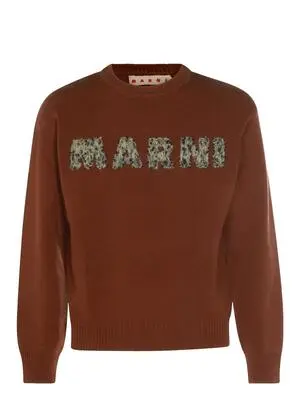 Marni Crew Neck Pullover - Brown