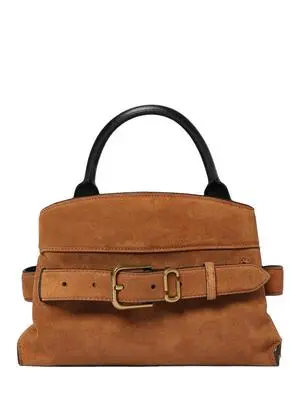 Marc Jacobs Suede Top Handle Bag - Brown