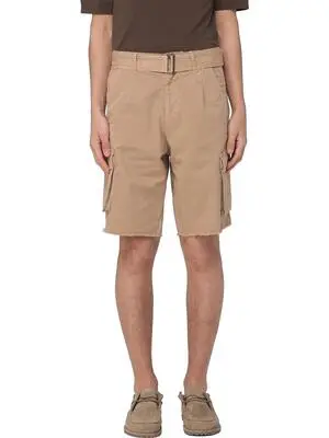 LANEUS Cotton Cargo Shorts - Camel