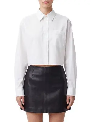 Alexander Wang Long-sleeved Cotton Shirt - White