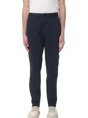 Stone Island Stretch Cotton Slim Fit Cargo Trousers - Blue