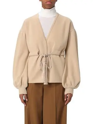 Max Mara Belted Cardigan - White