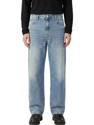 HAIKURE Bleached Denim 5-pocket Jeans - Blue