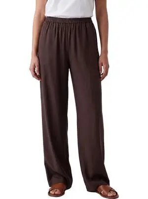 Loulou De Saison Wide Leg Trousers - Brown
