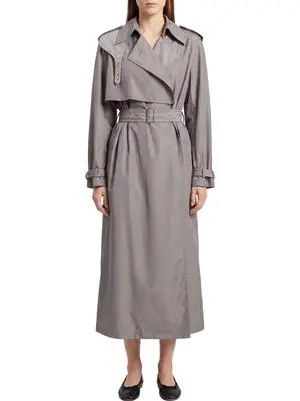 LANVIN Tailored Trench Coat - Brown