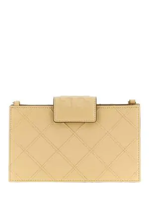 Tory Burch Quilted Leather Bag - Beige