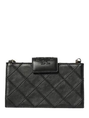 Tory Burch Quilted Leather Bag - Black